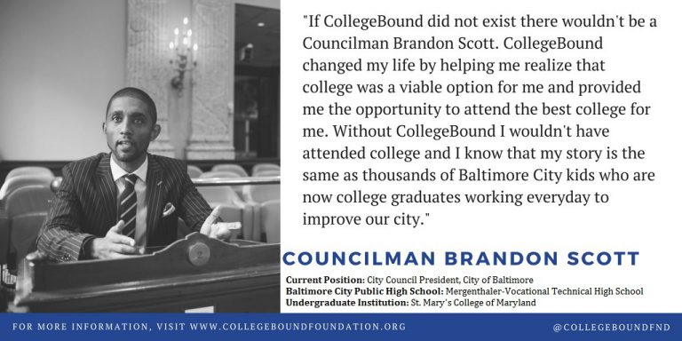 Brandon Scott | CollegeBound Foundation