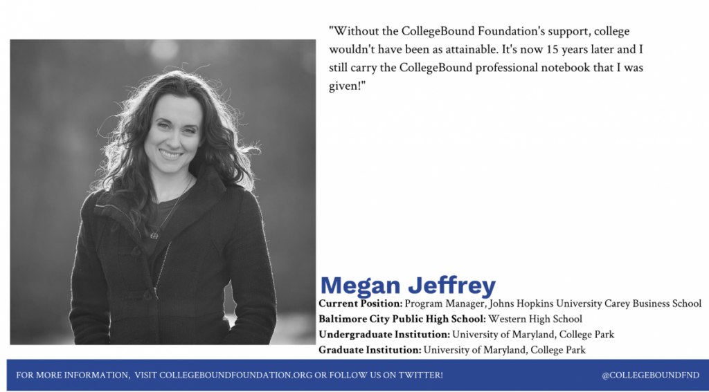 Megan Jeffery | CollegeBound Foundation