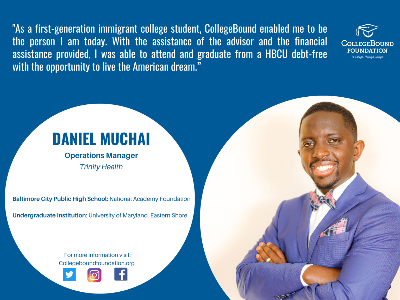 Daniel Muchai | CollegeBound Foundation