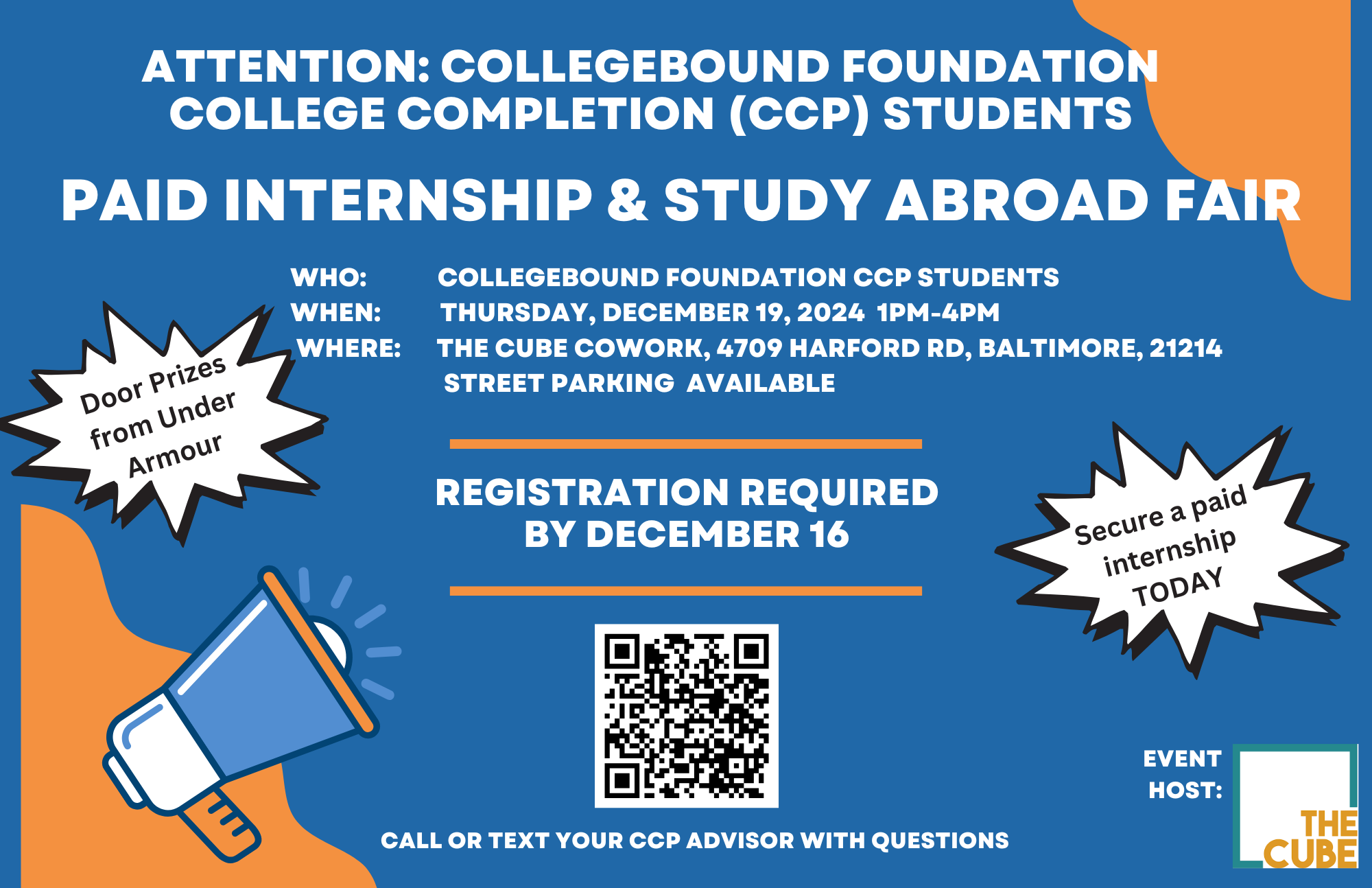 CollegeBound Internship & Study Abroad Fair | CollegeBound Foundation
